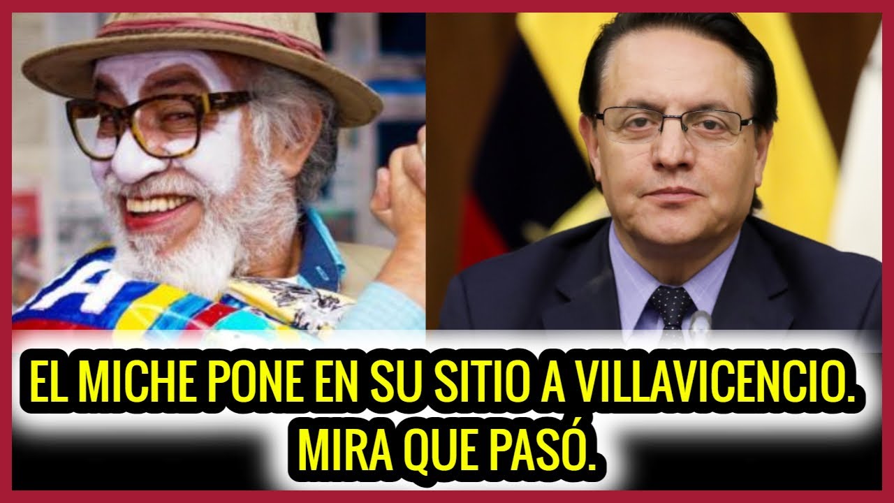 El Miche pone en su sitio a Villavicencio. Mira que pasó. - YouTube