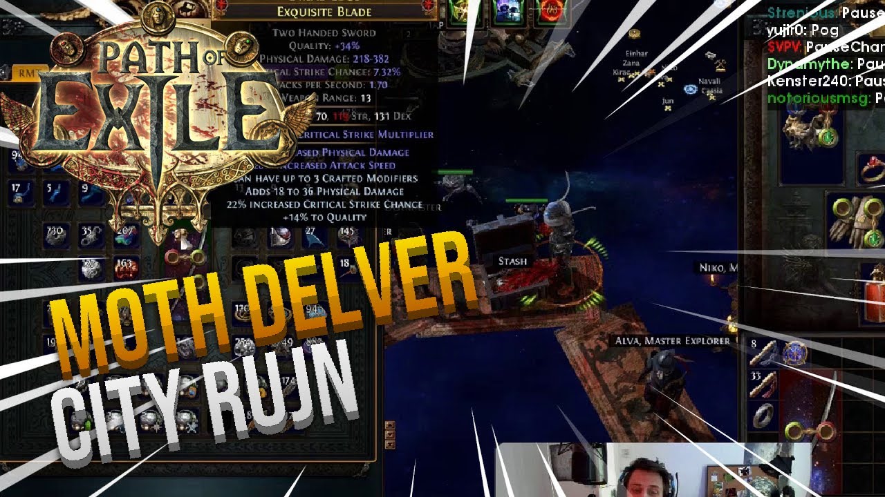 Moth delver rip at city rujn | Daily Path of Exile Highlights - YouTube