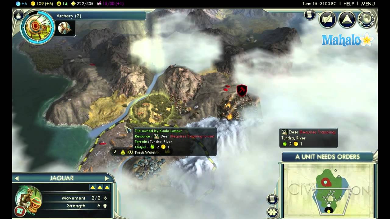 Sid Meier's Civilization V Walkthrough - Aztec (part 1) - YouTube