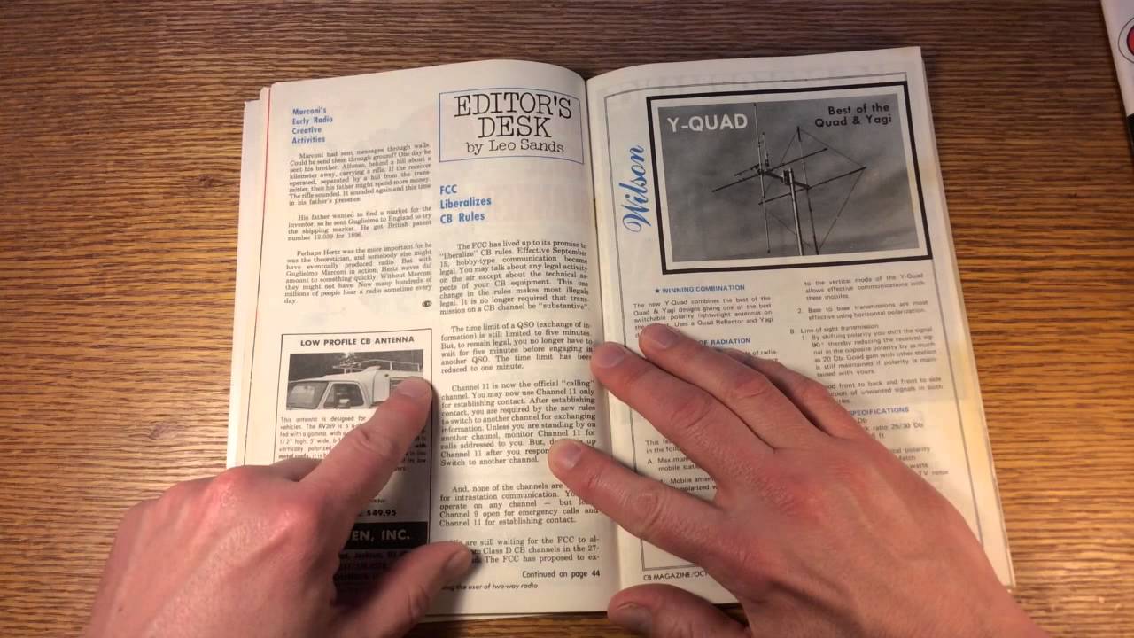 Flipping Through A CB Radio Magazine Part 1 of 3 1975 (With Comments ...