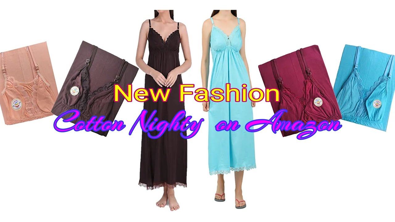 Modern Nighty Ladies Nightwear Beautiful nighty Fancy Night dress ...