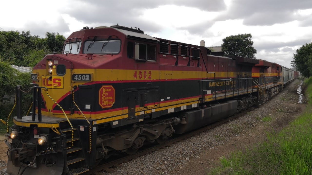 KCSM #4502 MERCANTIL VERACRUZ/MÉXICO (MVCMX) BANDERILLA P.K #333 - YouTube