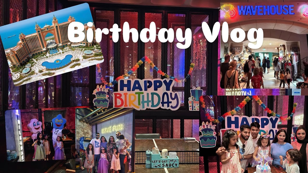 Birthday party in Atlantis🍰#video#party#birthday celebration#birthday ...