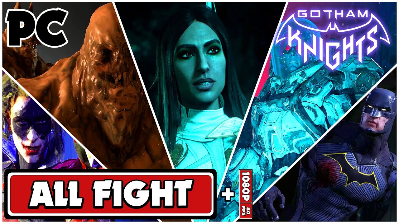 Gotham Knights - (All Boss Fight & All Endings) + Cutscenes [1080p ...