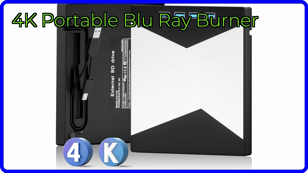 REVIEW (2026): 4K Portable Blu Ray Burner. ESSENTIAL details. - YouTube