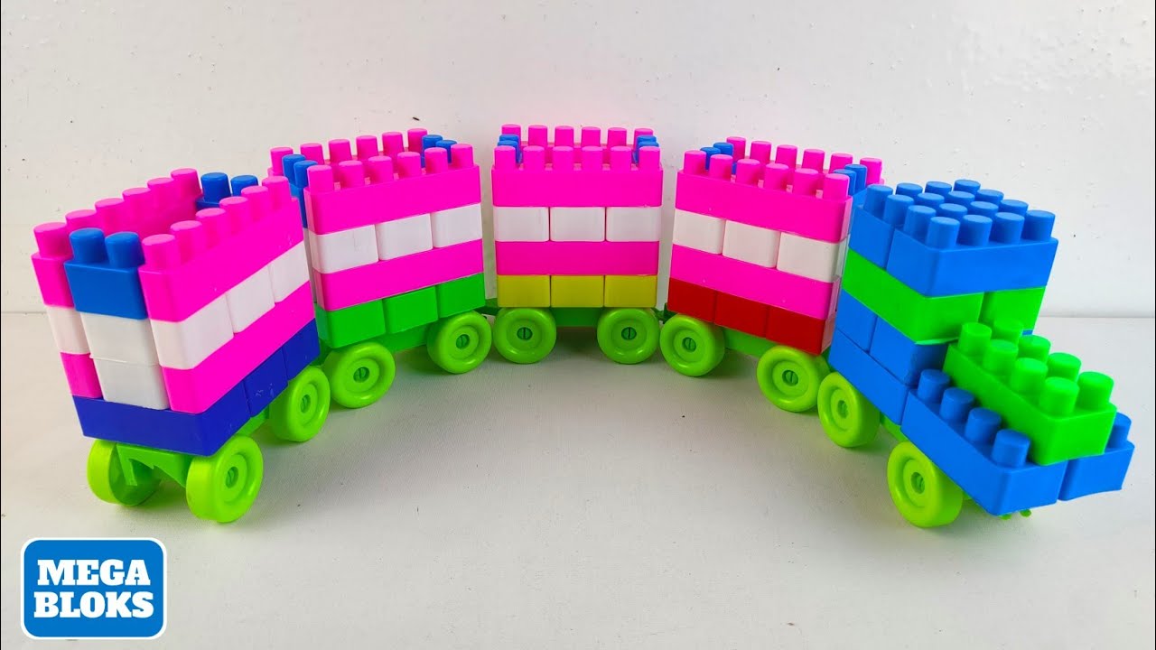 TUTORIAL How To Make a Train From Mega Lego Easy CRAFTING BUILDING DIY ...