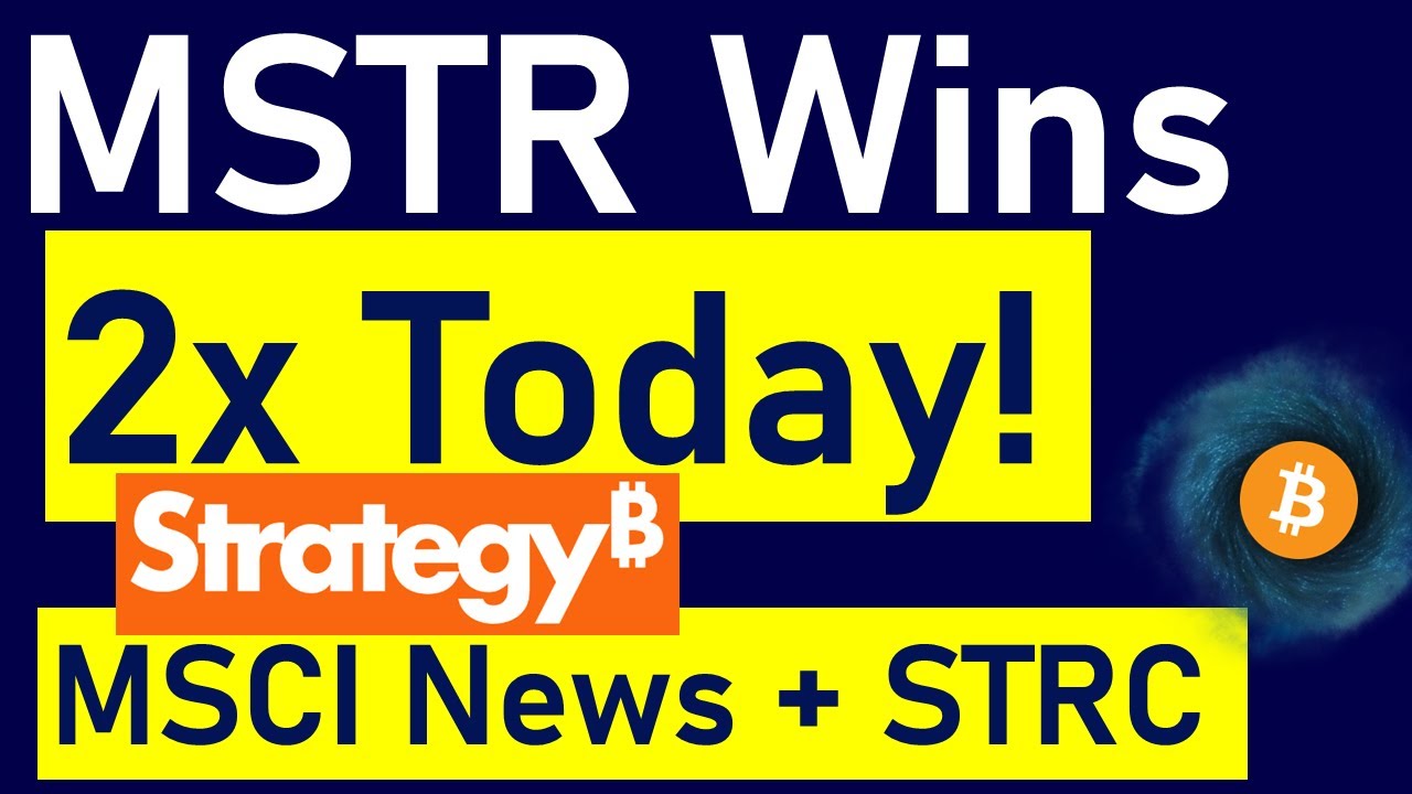 MSTR Stock: Saylor WINS BIG TWICE Today! STRC Stubbornly Trades Past ...