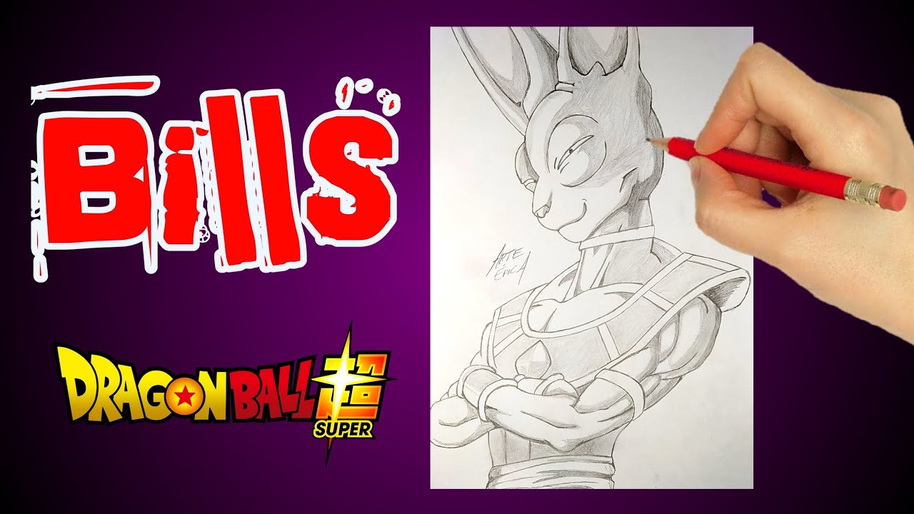 Como desenhar Bills fácil (Dragon Ball Super) Cómo dibujar Bills fácil ...