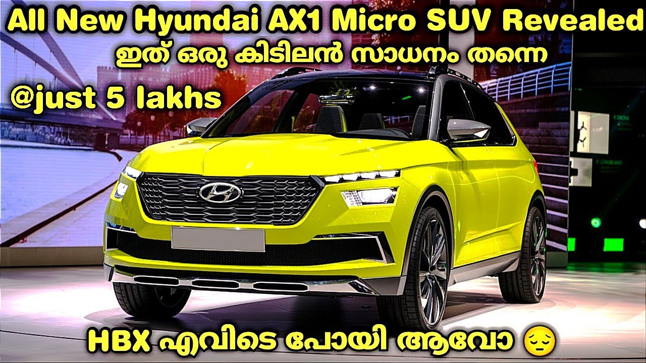 Hyundai AX1 Micro SUV Revealed But still our HBX is pending ☹️ ...