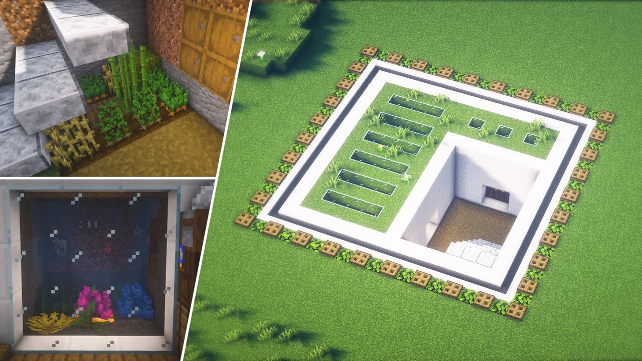 Minecraft | Cách Xây Căn Cứ Sinh Tồn Dưới Lòng Đất - YouTube