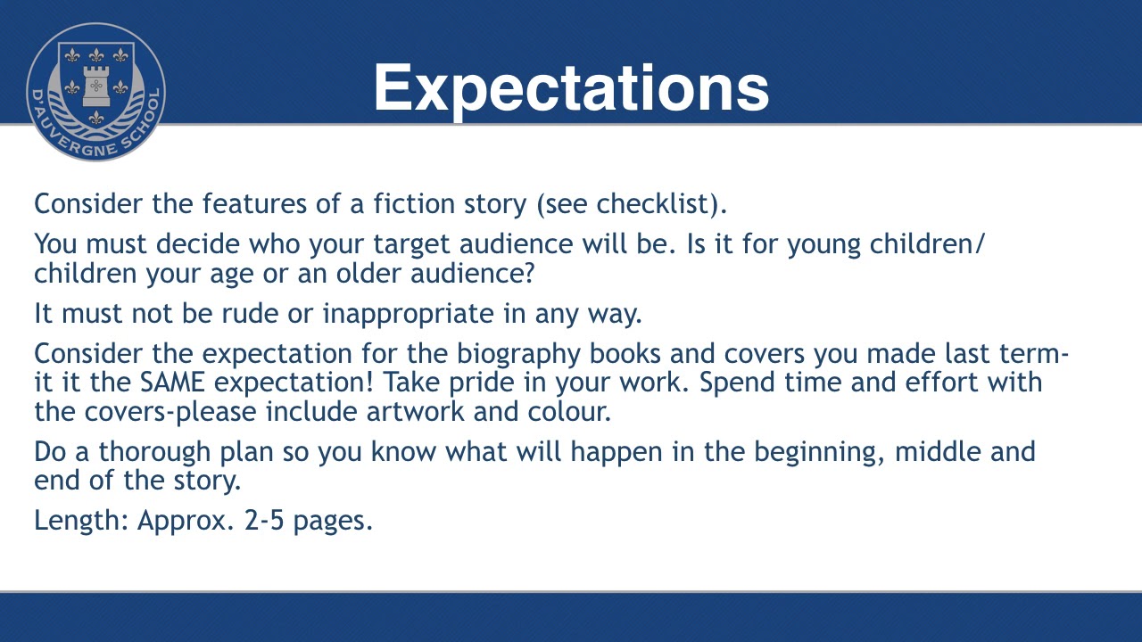Year 6 Writing-Fiction Story - YouTube