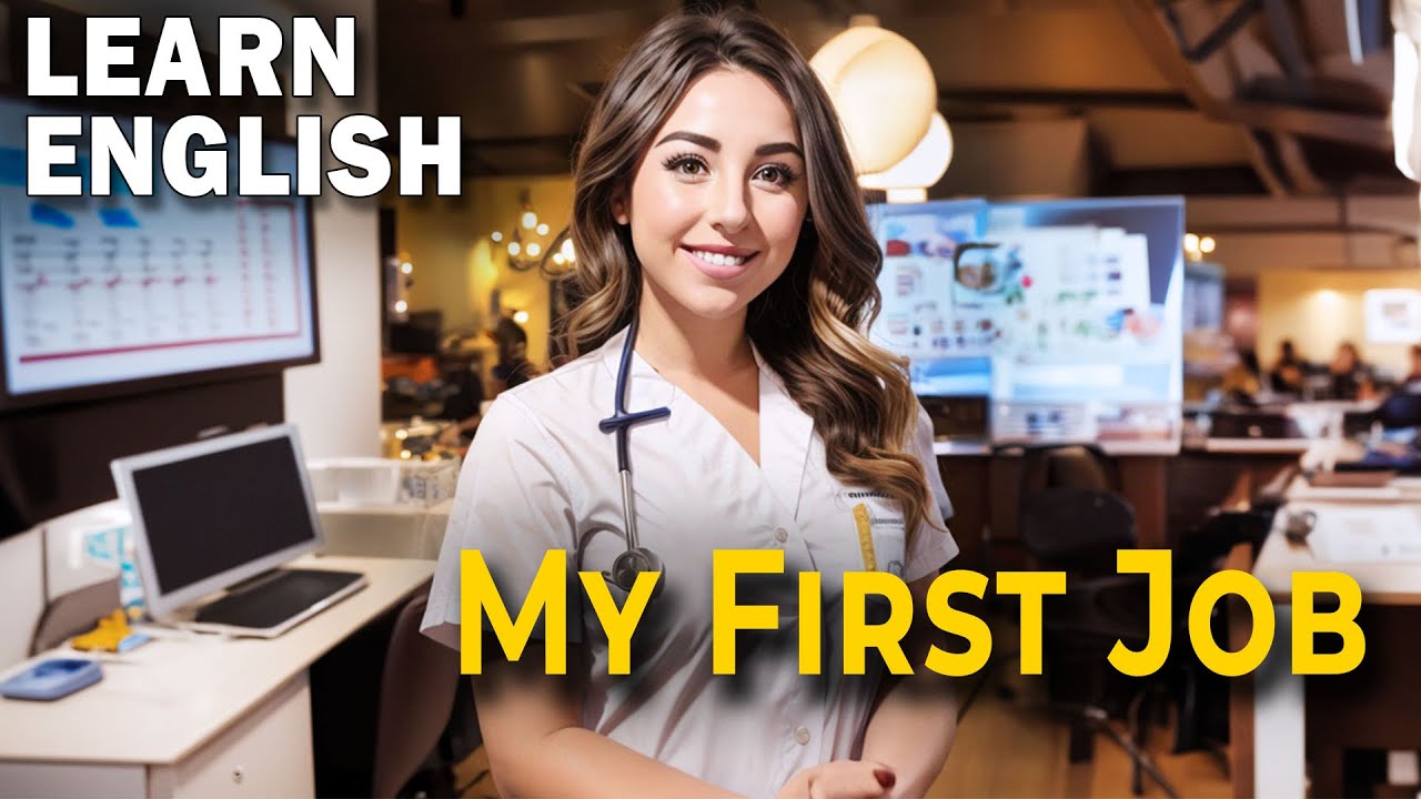 [SLOW] Improve Your English | My First Job | Learn English Through ...