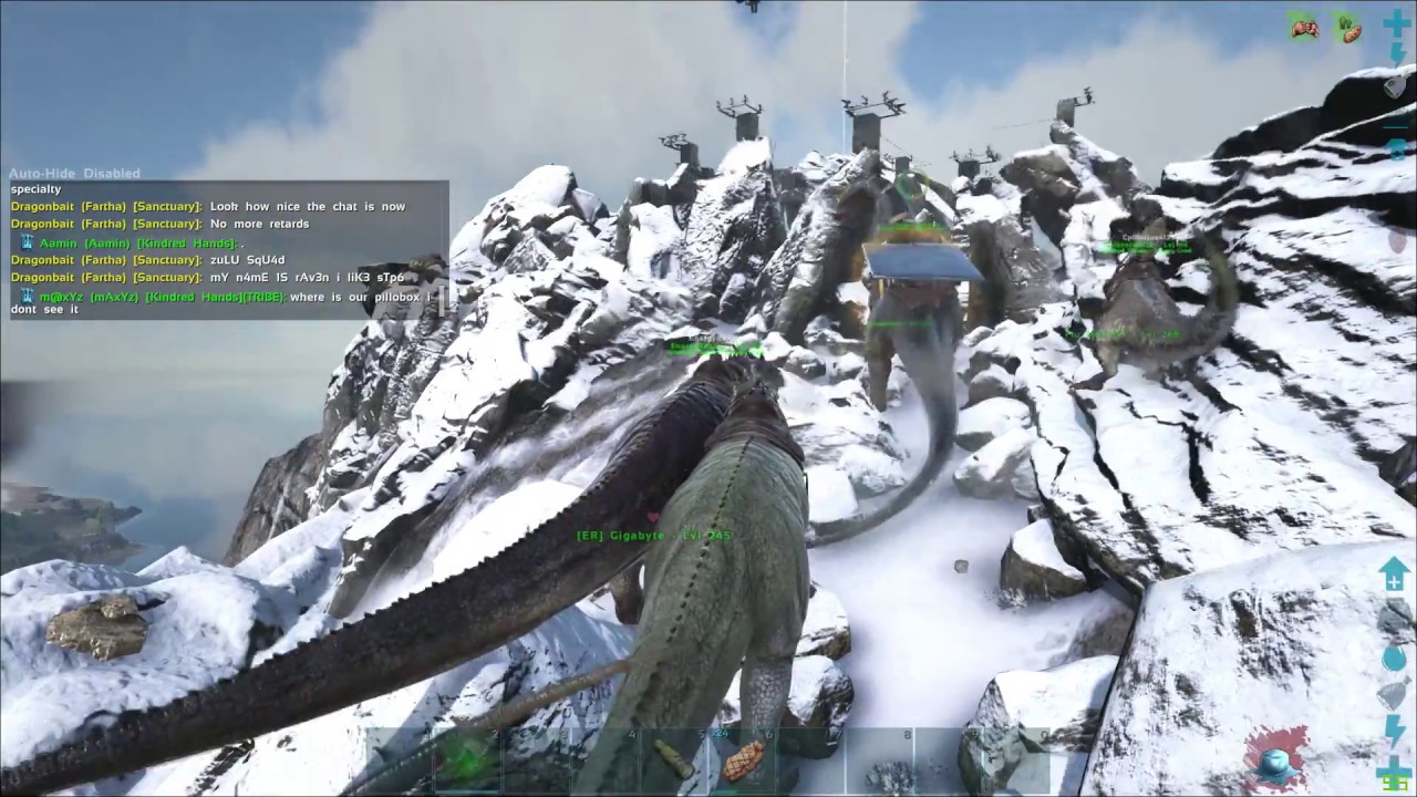 Ark: Survival Evolved - Official PVP Kindred Hands Vs Mountain Men ...