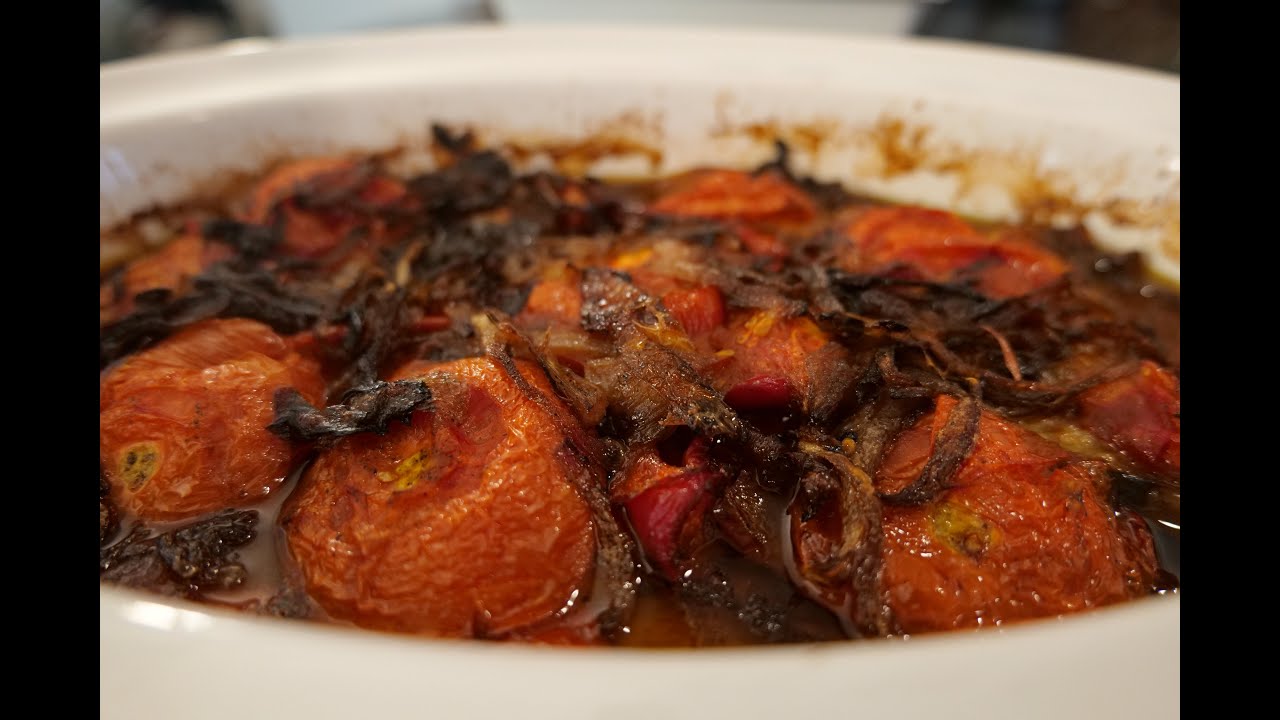 How to make Vegetarian Egg Plant Badumjan mosamba recipe Armenian ...