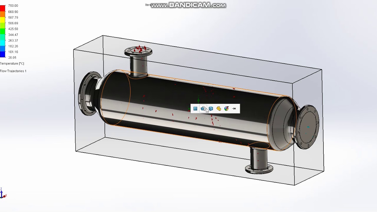 Heat exchanger- flow simulation - Coimbatore - YouTube