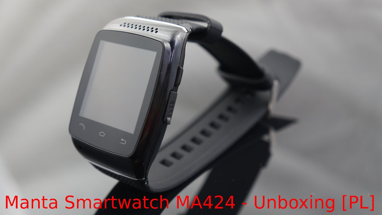 Manta Smartwatch MA424 - Unboxing [PL] - YouTube