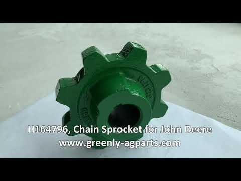 H164796, John Deere 8 Tooth Steel Elevator Chain Sprocket, Manufacturer ...