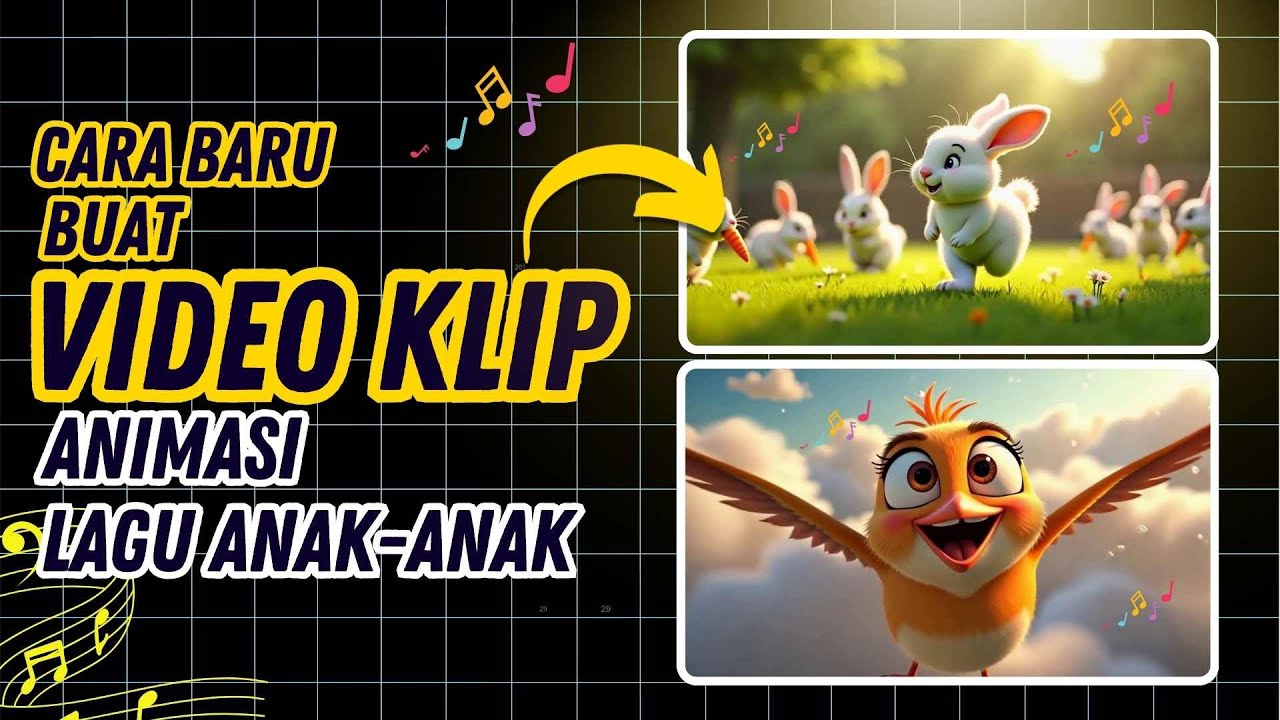 Buat Video klip animasi lagu anak-anak dengan AI - YouTube