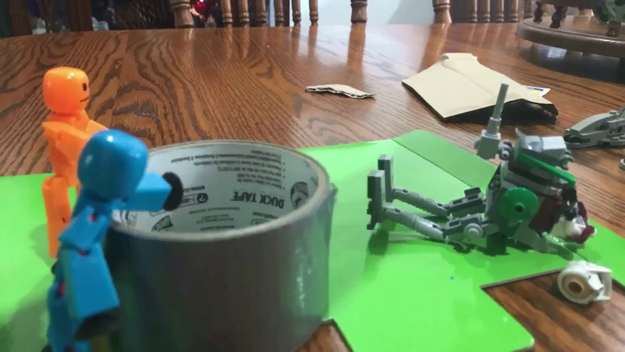 Stick bots VS lego - YouTube