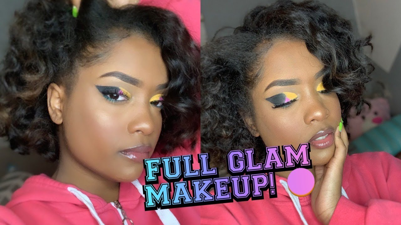FULL GLAM MAKEUP LOOK!!! - YouTube