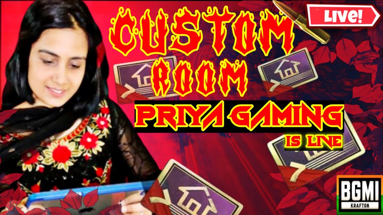 BGMI LIVE CUSTOM ROOM | FULL RUSH GAME PLAY | LIVE BGMI | PRIYA GAMING ...