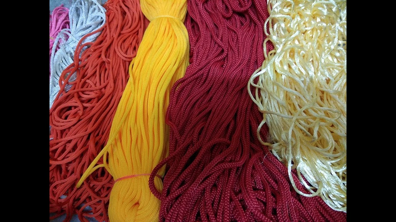 My macrame threads collection | Different types of macrame threads in ...