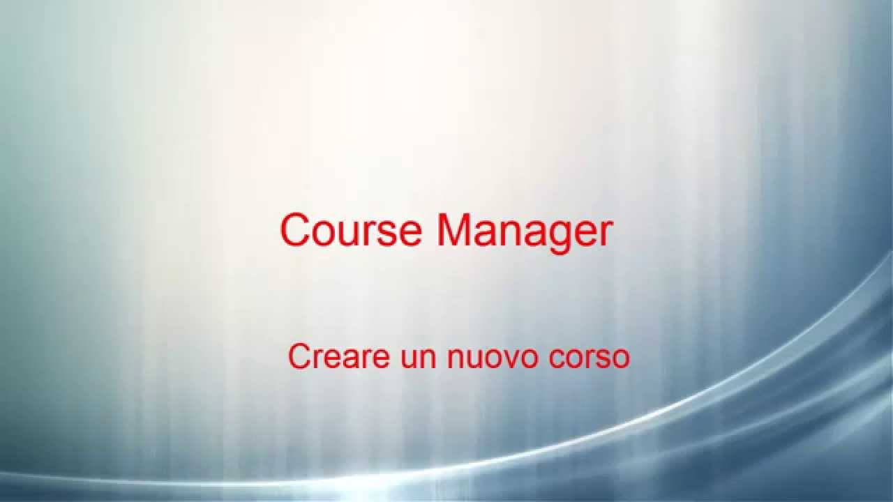Course Manager 2 - YouTube