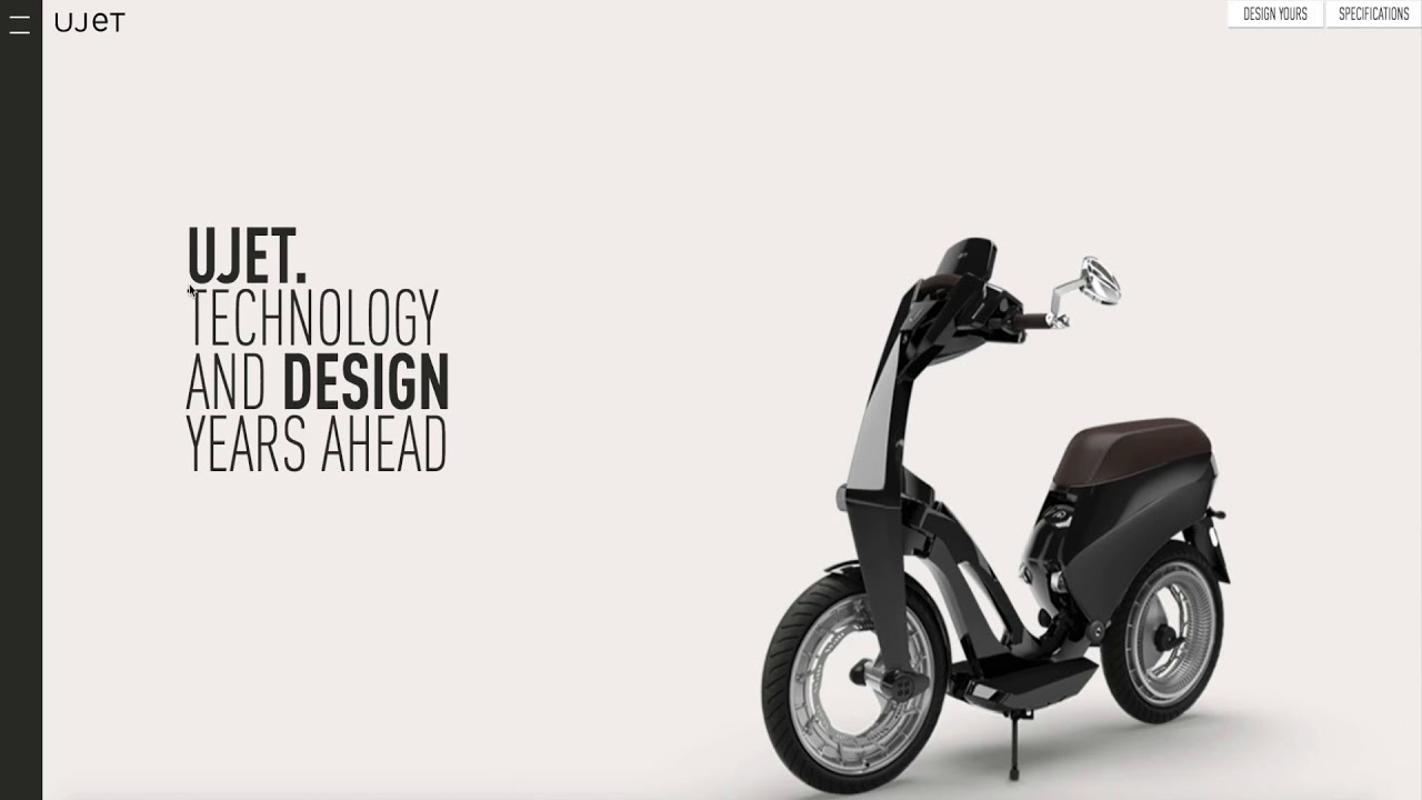 UJET: New scooter design. Electric experience. - YouTube