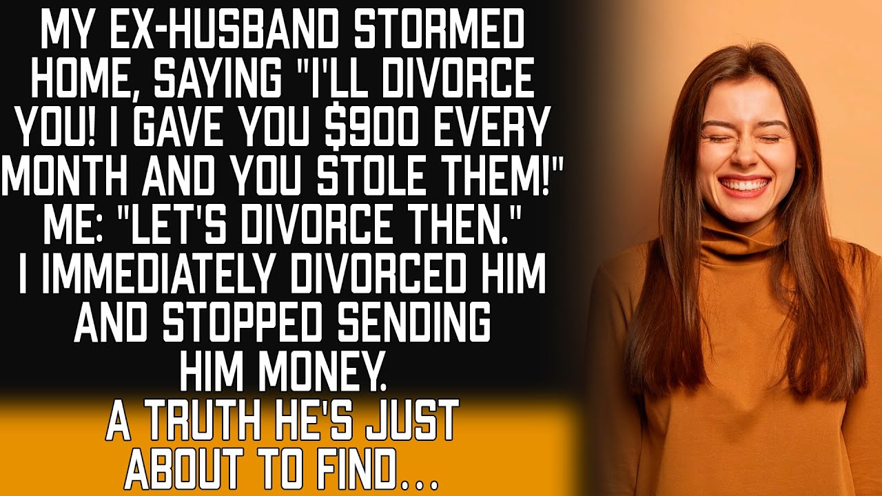 Husband fumes over stolen $900, demands divorce. I agreed, stopped the ...