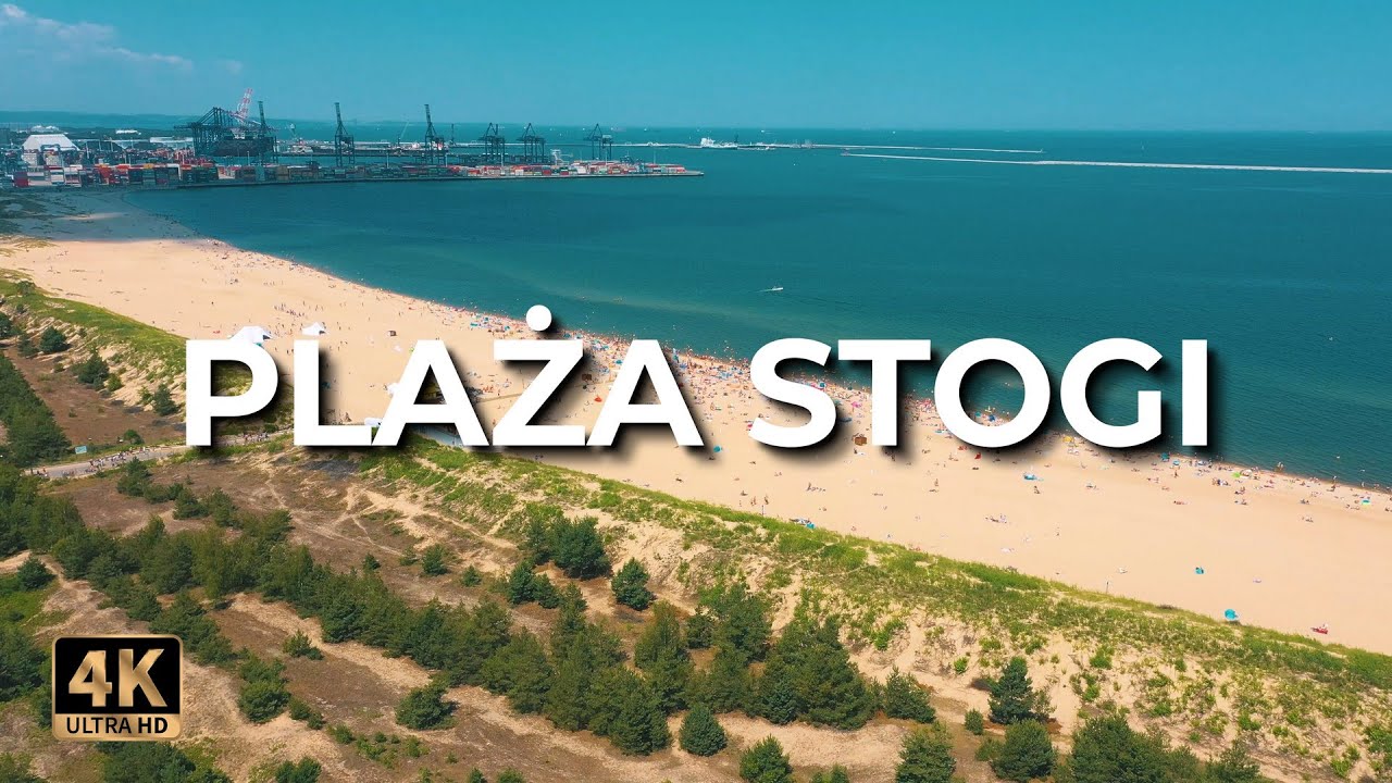 Plaża Stogi z drona | Gdańsk | Lato 2022 | LECE W MIASTO™ [4k] - YouTube