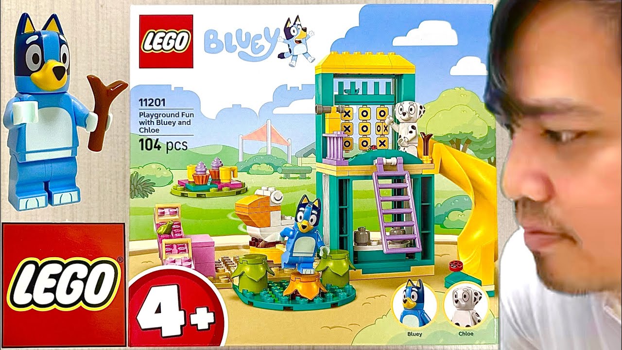 LEGO | BLUEY Playground Fun with Bluey and Chloe UNBOXING and BUILDING ...