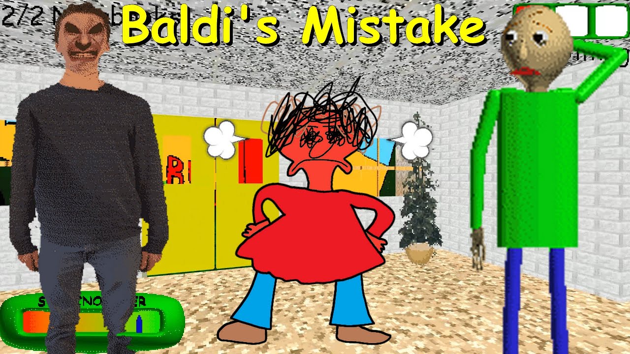Baldi's Mistake - Baldi's Basics Mod - YouTube