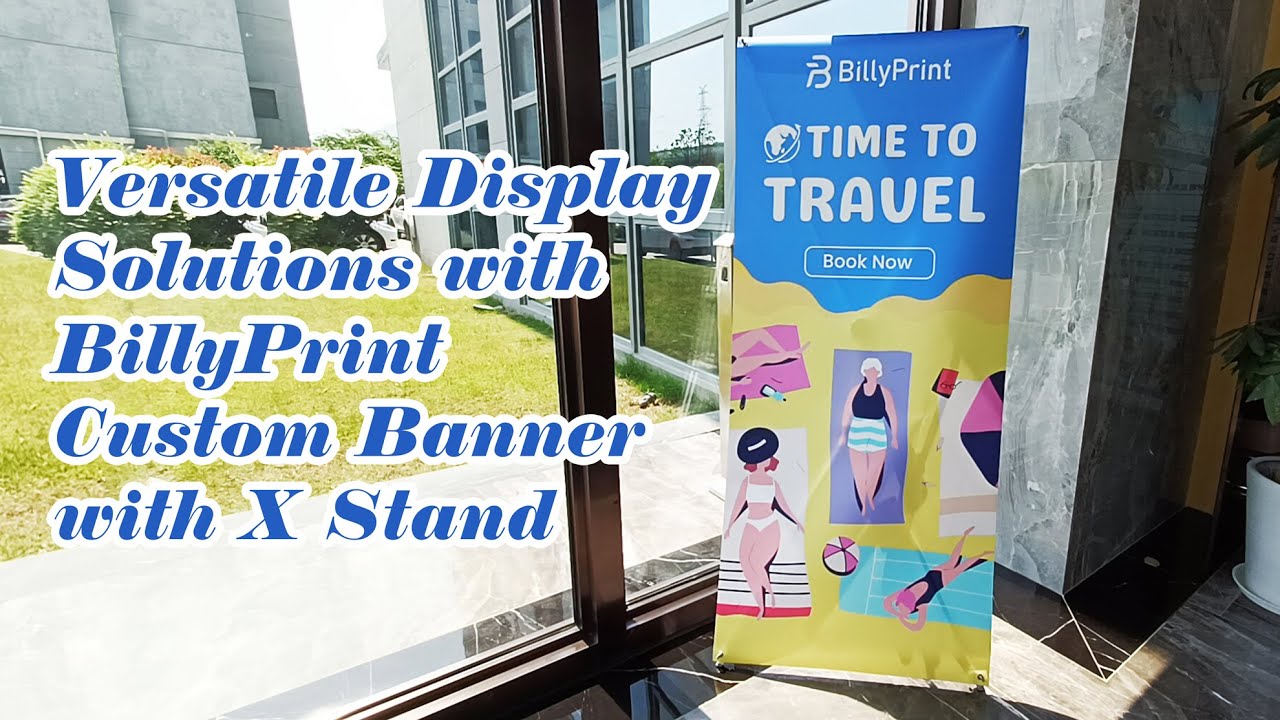 Versatile Display Solutions with BillyPrint Custom Banner with X Stand ...