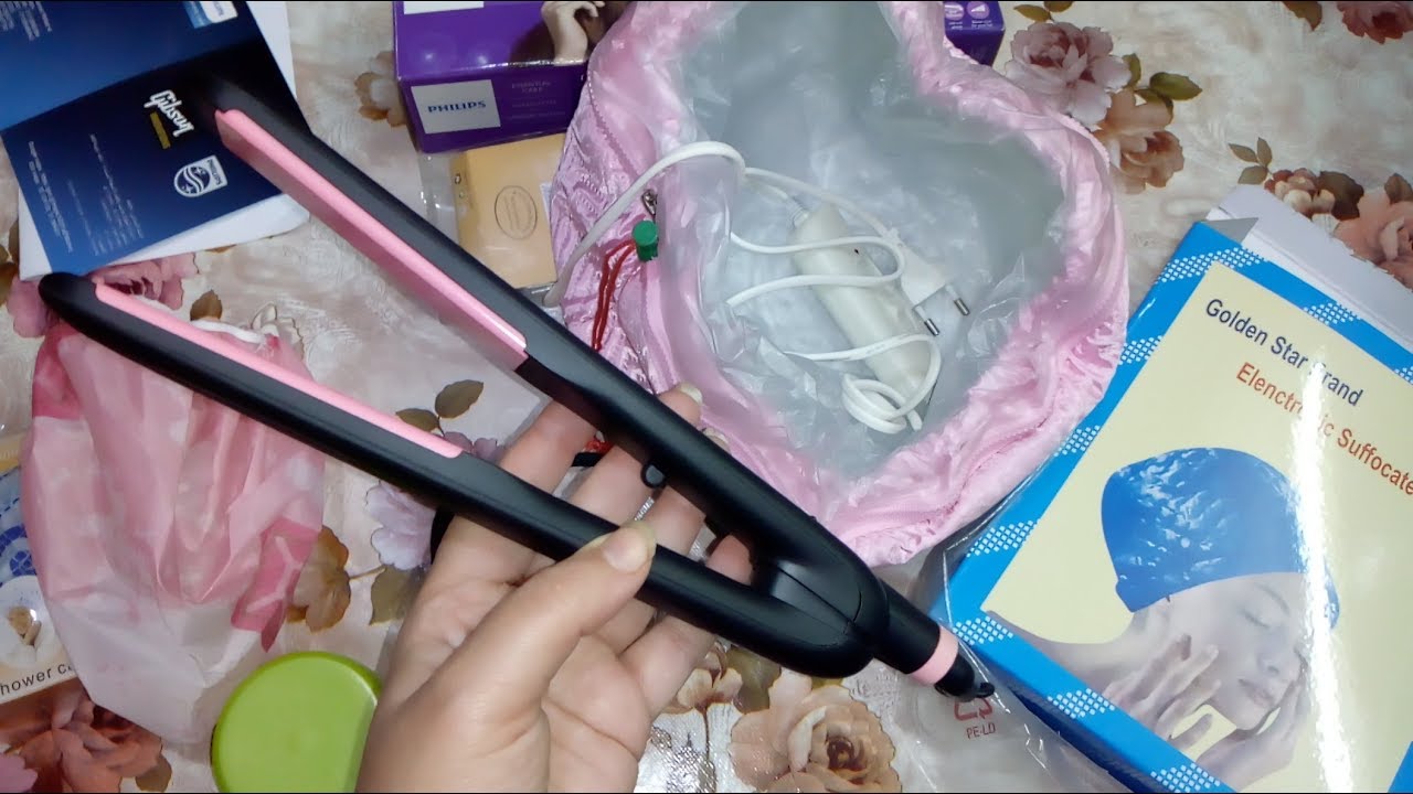 مشتريات للشعر بالاسعار مكواة شعر برو كاب بونية حراري كريم واقي الشعر