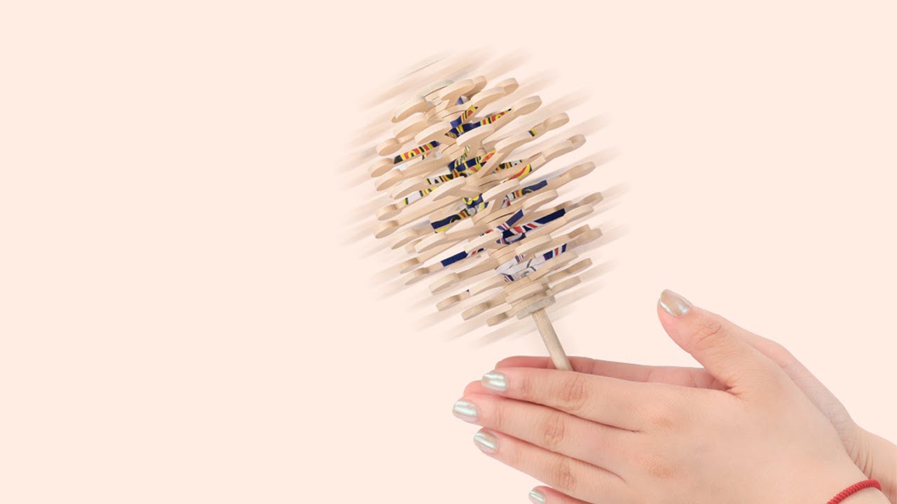 Beijing Opera Facial Makeup Wooden Spiral Lollipop Fibonacci Sequence ...