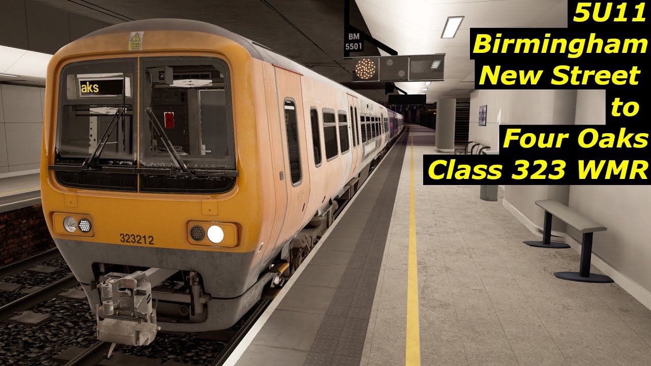 5U11 - Birmingham New Street to Four Oaks || Class 323 WMR - YouTube