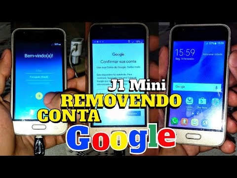 REMOVENDO CONTA GOOGLE SAMSUNG GALAXY J1 MINI | COMO DESBLOQUEAR | SM ...