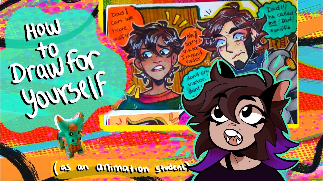 How to draw for yourself as an animation student - sketchbook session ...