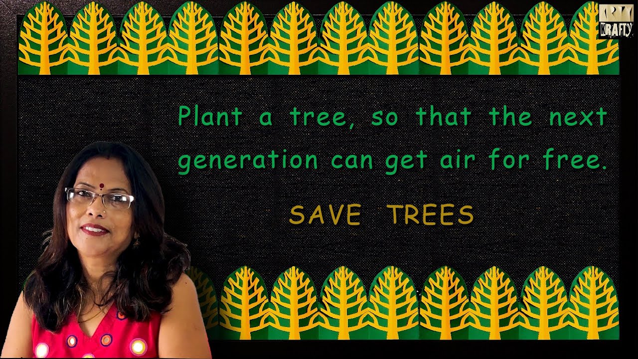 Design Idea for SAVE TREES | FIVE - Minutes Design | Student's Project ...