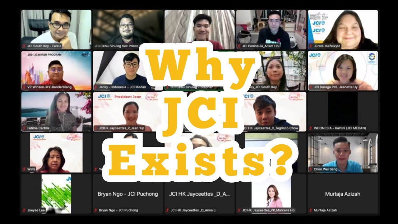 Why How and What of JCI ? - JCI Discover - 04 Feb 2022 - YouTube