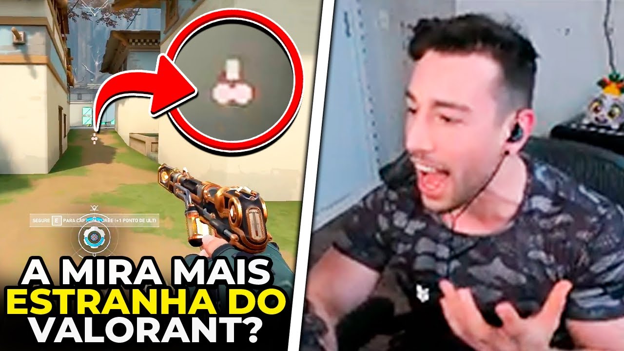 A MIRA MAIS ESTRANHA DO VALORANT... TCK TILTOU COM O TIME NO MEIO DO ...