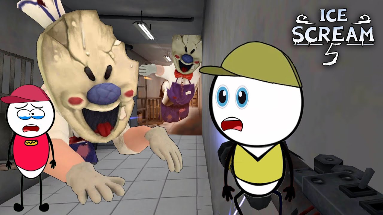 BIGGEST ROD AND MINI ROD - Ice Scream 5 Full Gameplay | Motu Patlu ...