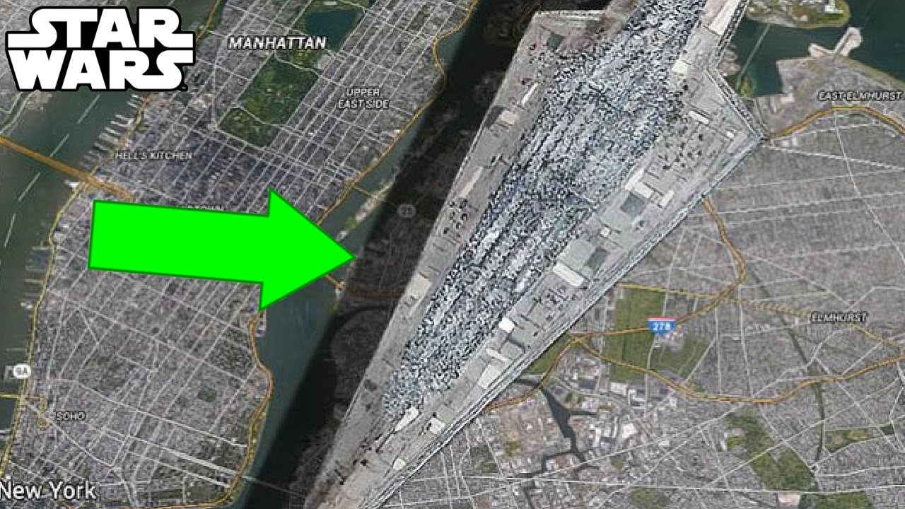 Just How BIG Is an Imperial Class Executor - Star Wars Shorts - YouTube