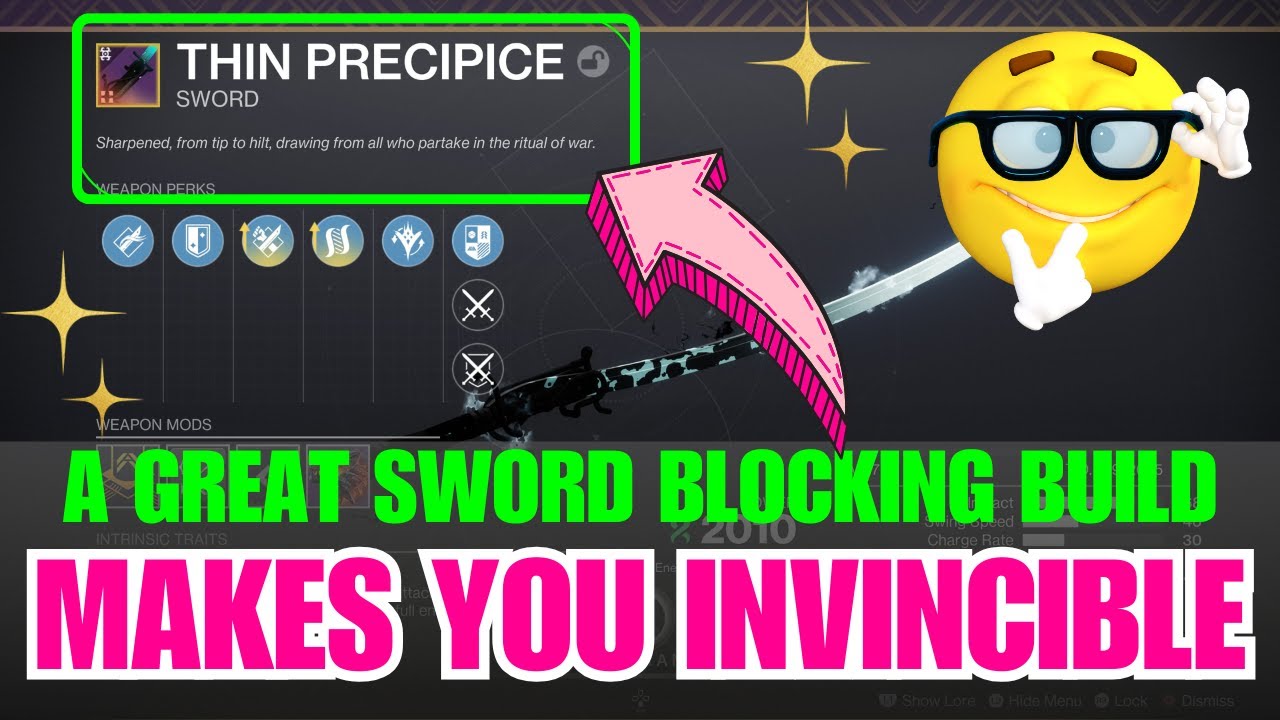 BECOME INVINCIBLE - This SWORD blocking build with Stronghold MAKES YOU ...