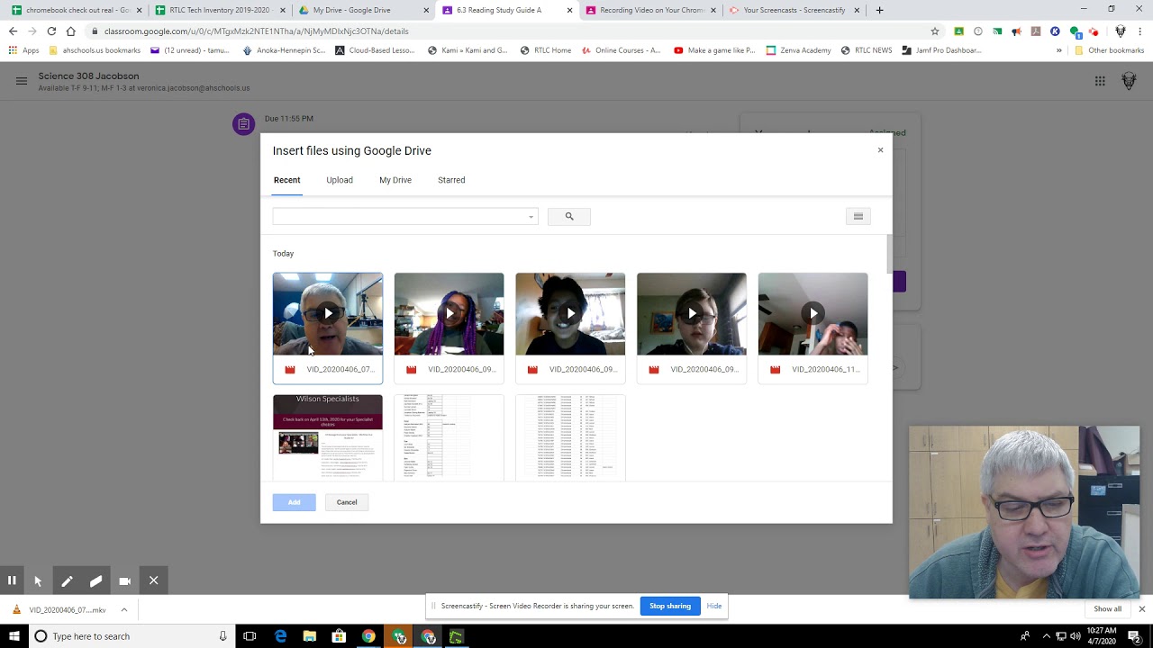 Adding files to your Google Classroom assignment to turn in. - YouTube