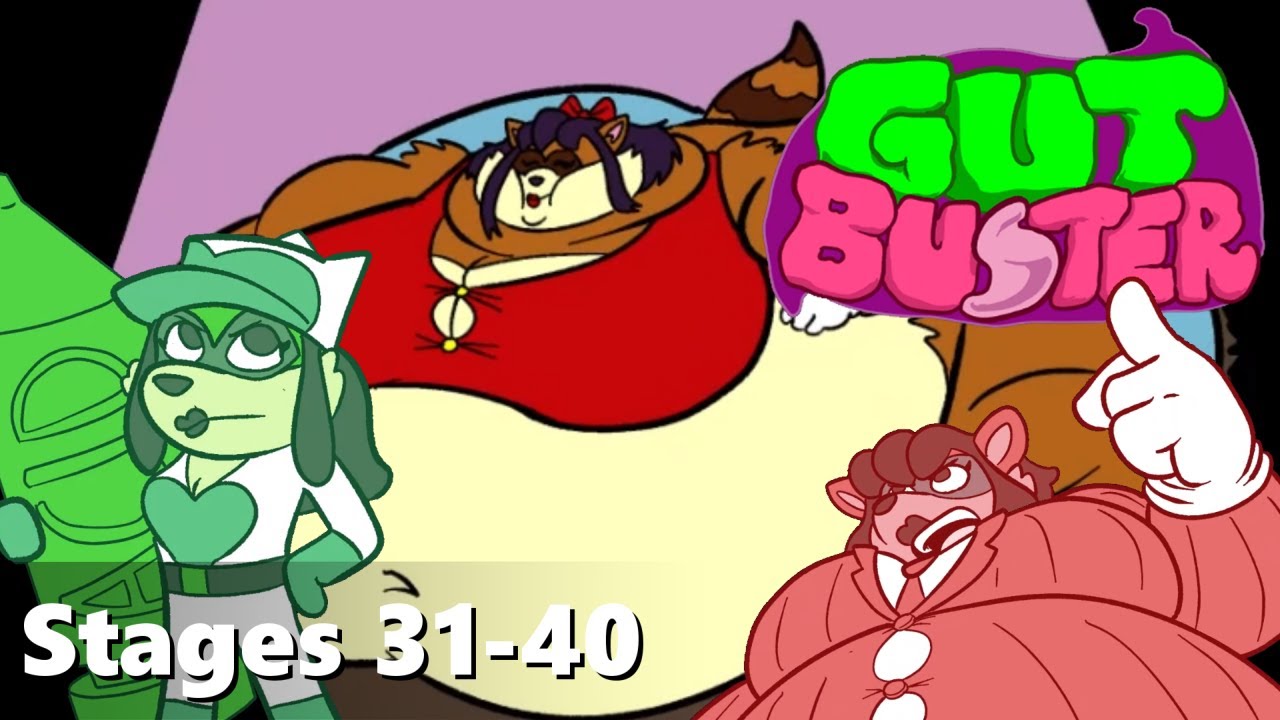 GutBuster (Stages 31-40) - Weight Gain Game - YouTube