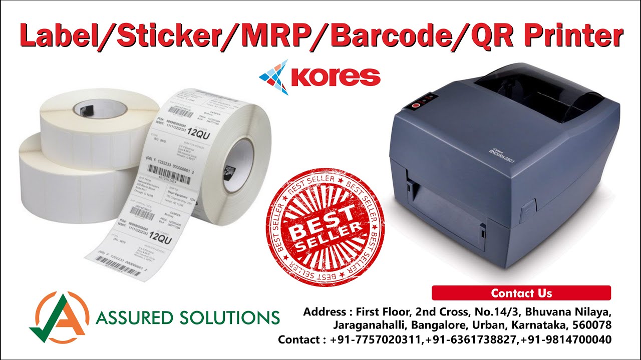 Label Printer | Sticker Printer | Barcode QR Printer | MRP Printer ...