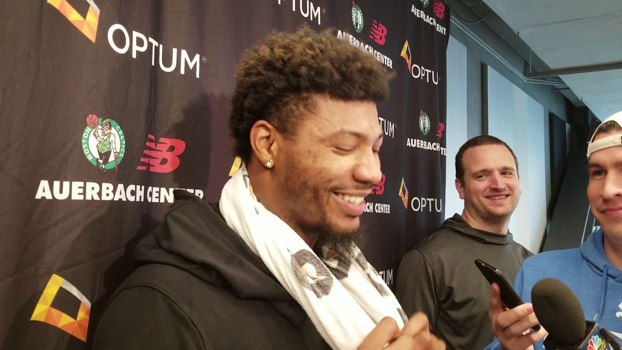 Marcus Smart says he's more comfortable shooting all his shots - YouTube