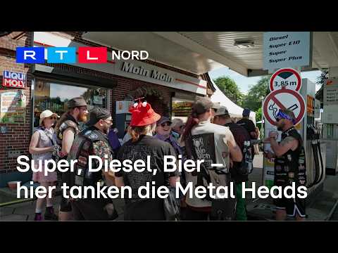 Einzige Tankstelle in Wacken muss fürs Festival ordentlich umplanen