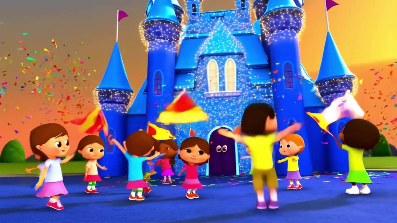 "Building My Big Blue Castle 🏰 | Fun Kids' Song with Actions ...